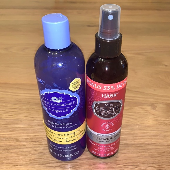 hask | Hair | Hask Lot X2 Hair Product Bundle 5in Leavein Spray Blonde ...